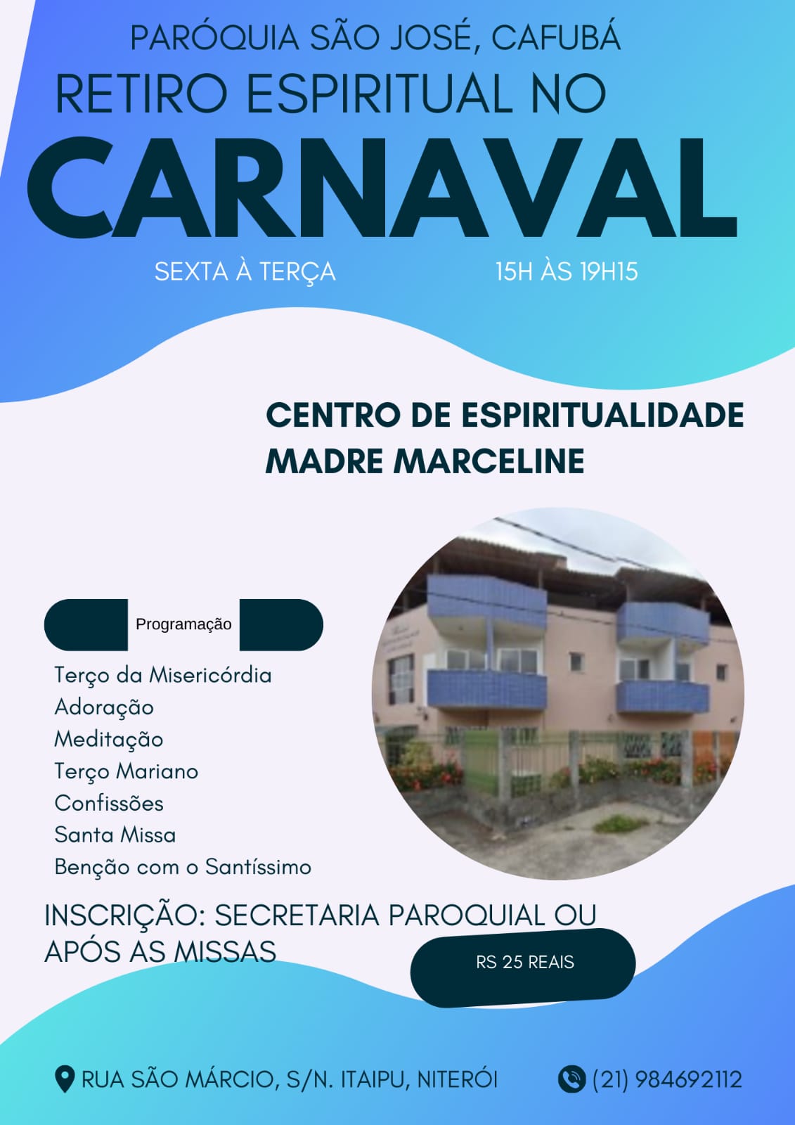 Retiro de Carnaval – PSJC – Paróquia São José | Piratininga